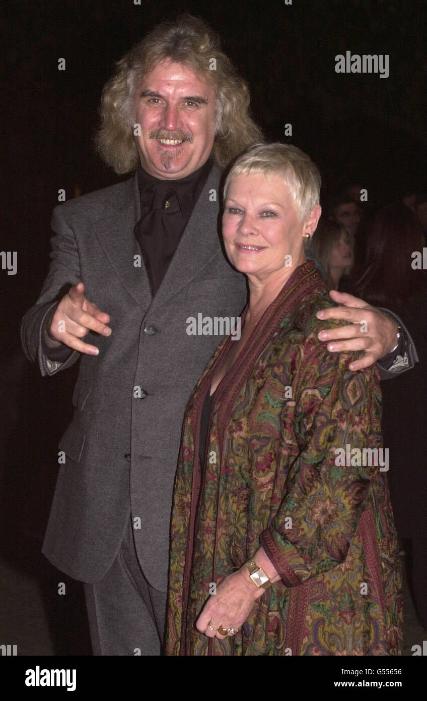 Comedian billy connolly and dame judi dench hi-res stock photography ...