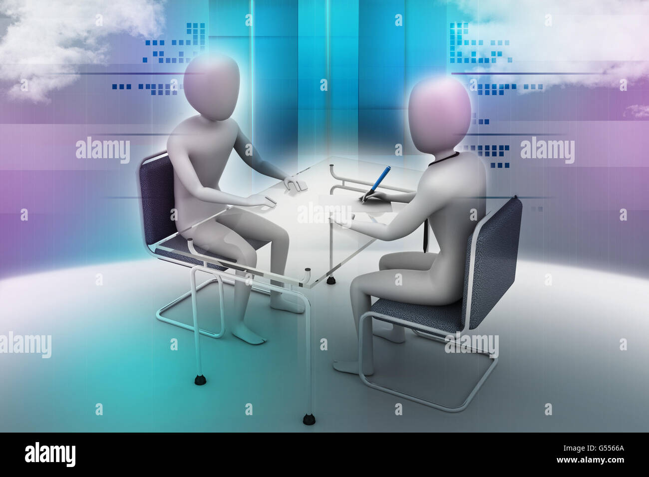 Business people in discussion Stock Photo - Alamy