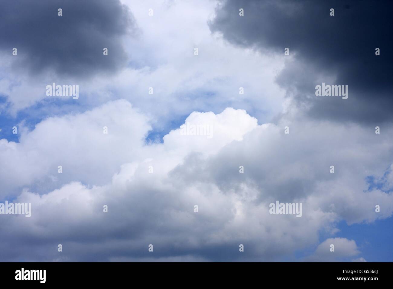 Cloudscape of spring sky on stormy day Stock Photo - Alamy