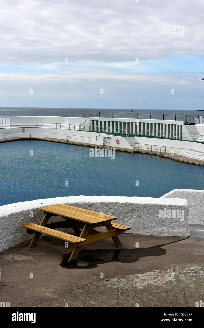 Jubilee Pool lido Penzance Cornwall England UK Stock Photo - Alamy