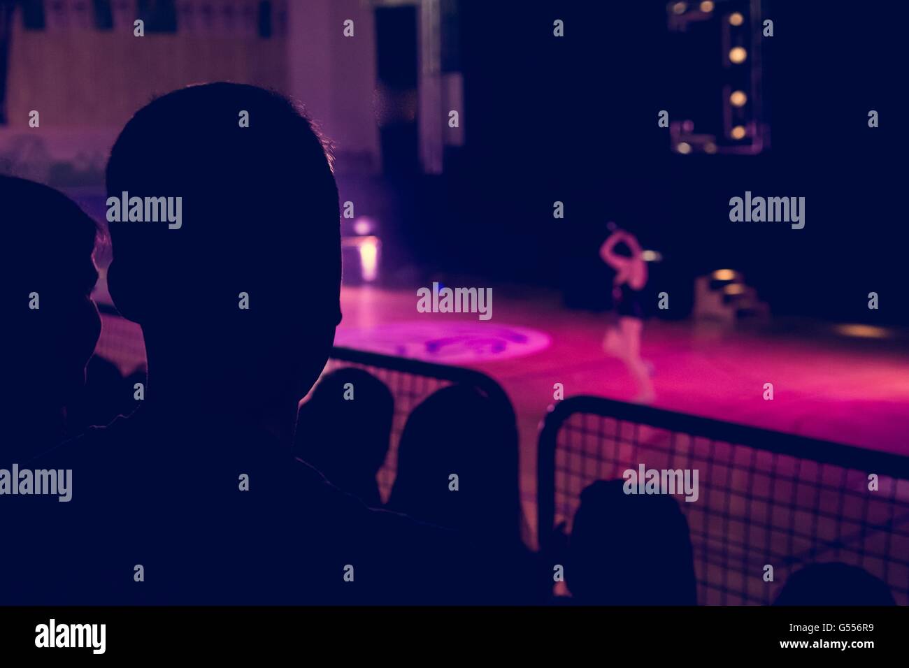 Audience at a show Stock Photo - Alamy