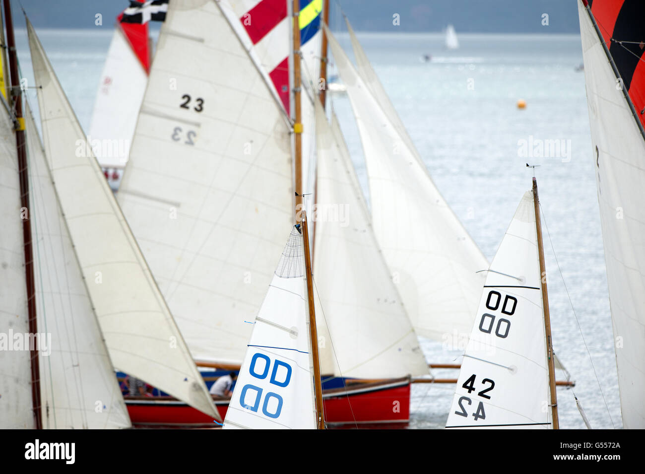 Regatta falmouth bay cornwall hi-res stock photography and images - Alamy