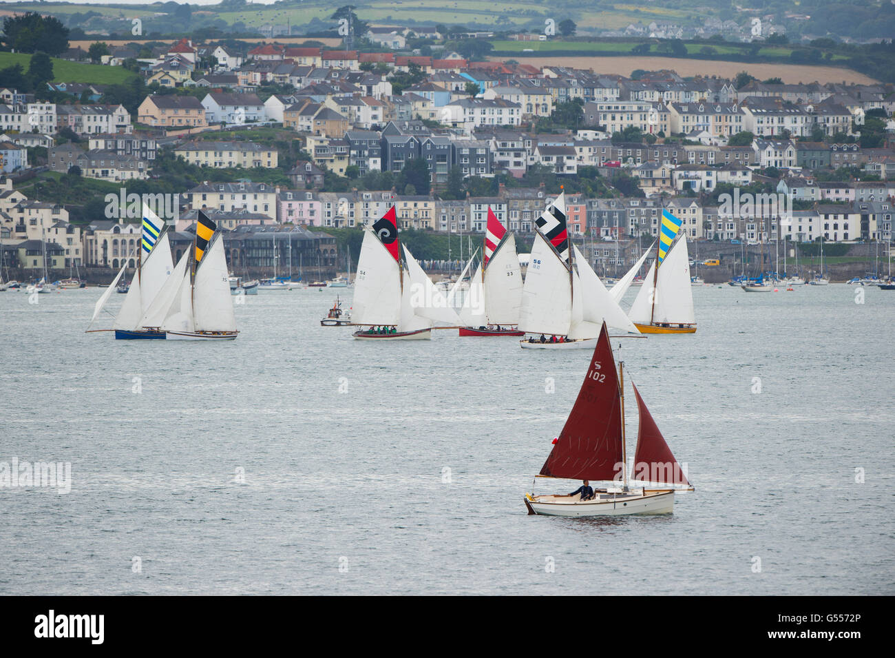 Regatta falmouth bay cornwall hi-res stock photography and images - Alamy