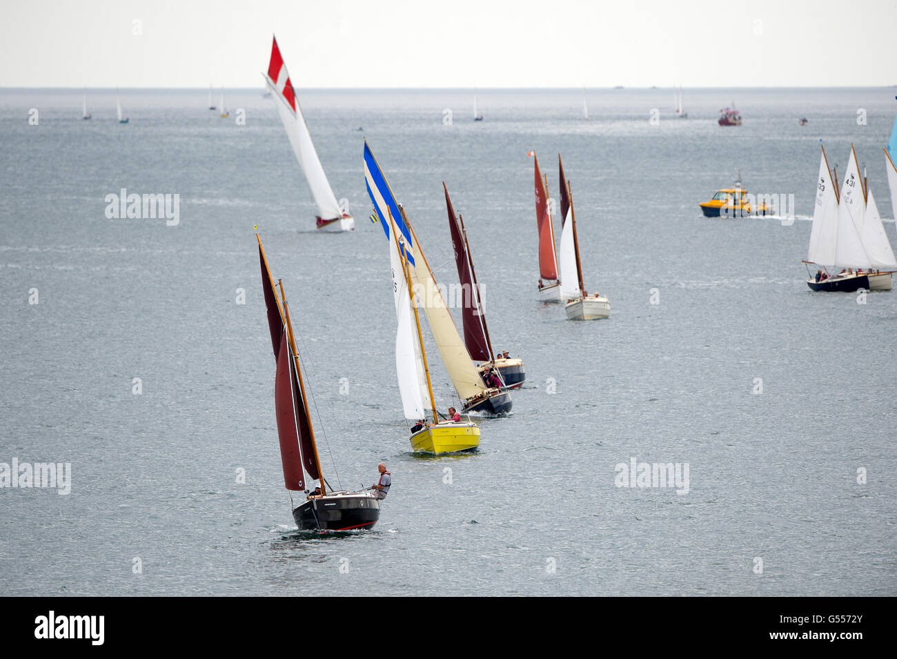 Regatta falmouth bay cornwall hi-res stock photography and images - Alamy