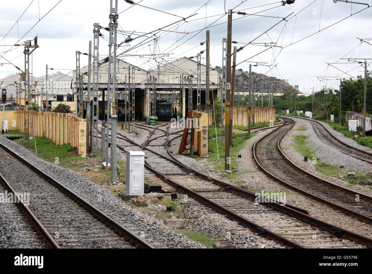 Train hangar hi-res stock photography and images - Alamy