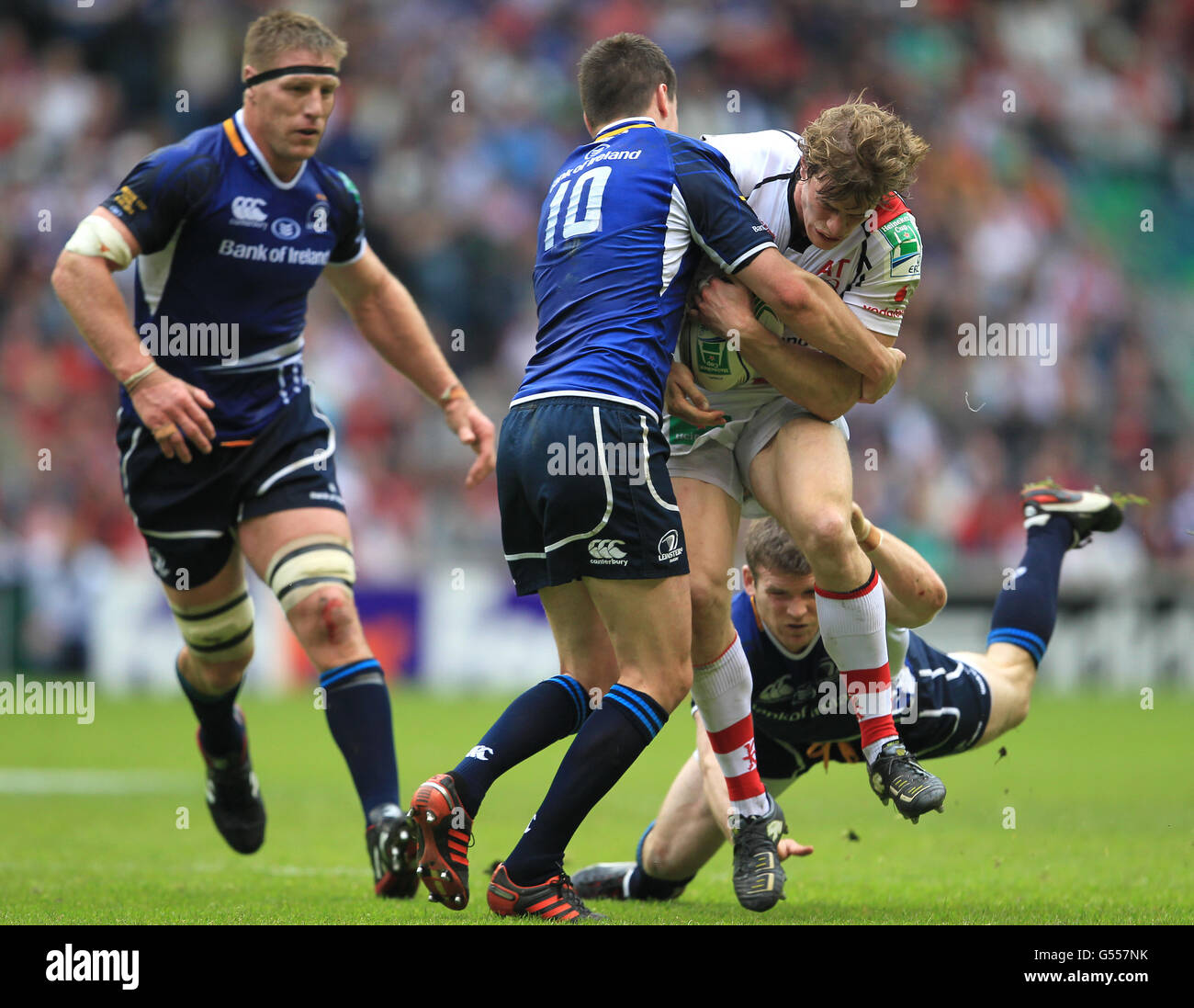 Leinster rugbys gordan darcy and ulster rugbys craig gilroy hi-res ...
