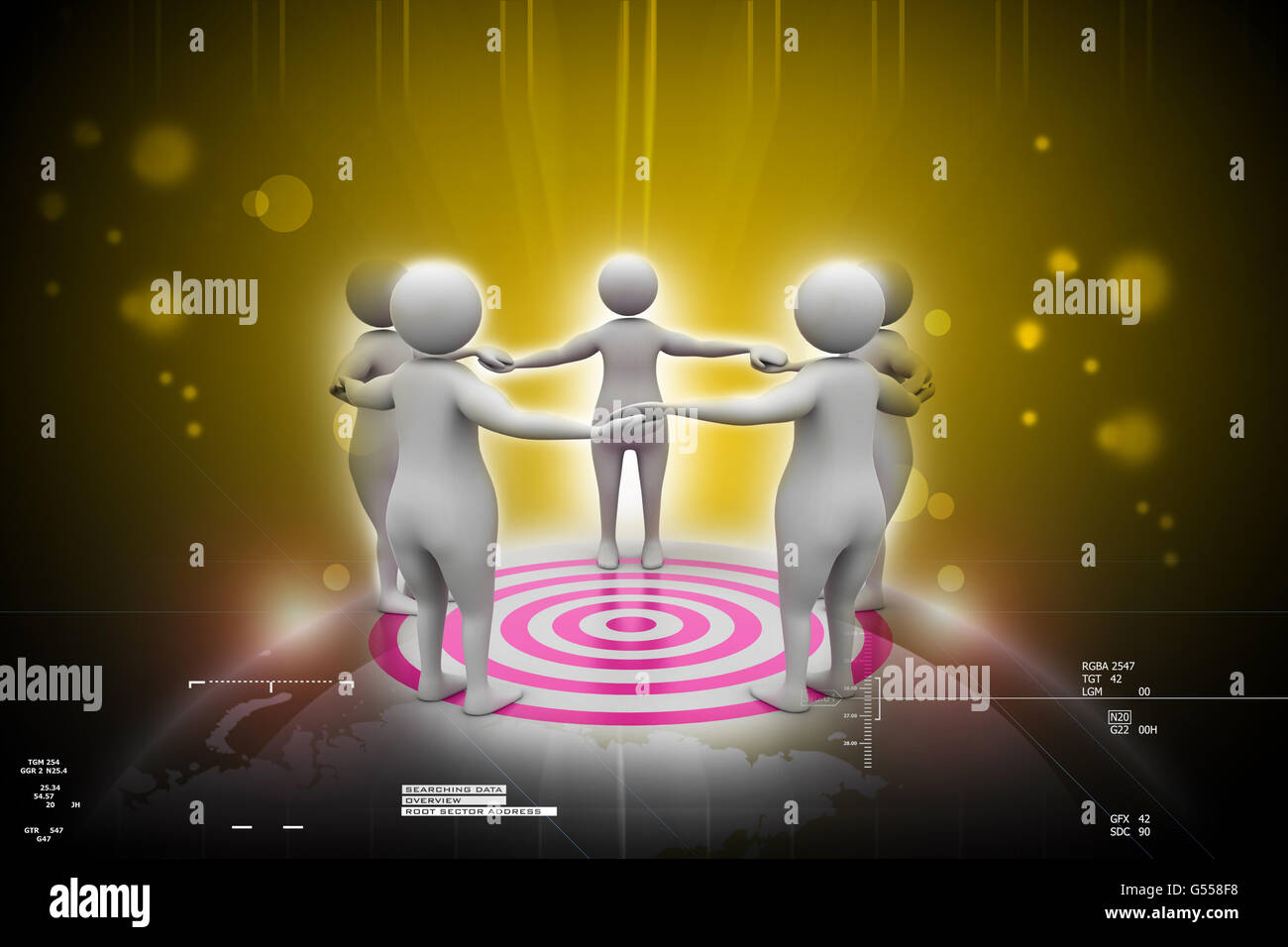 Team target common goal concept hi-res stock photography and images - Alamy