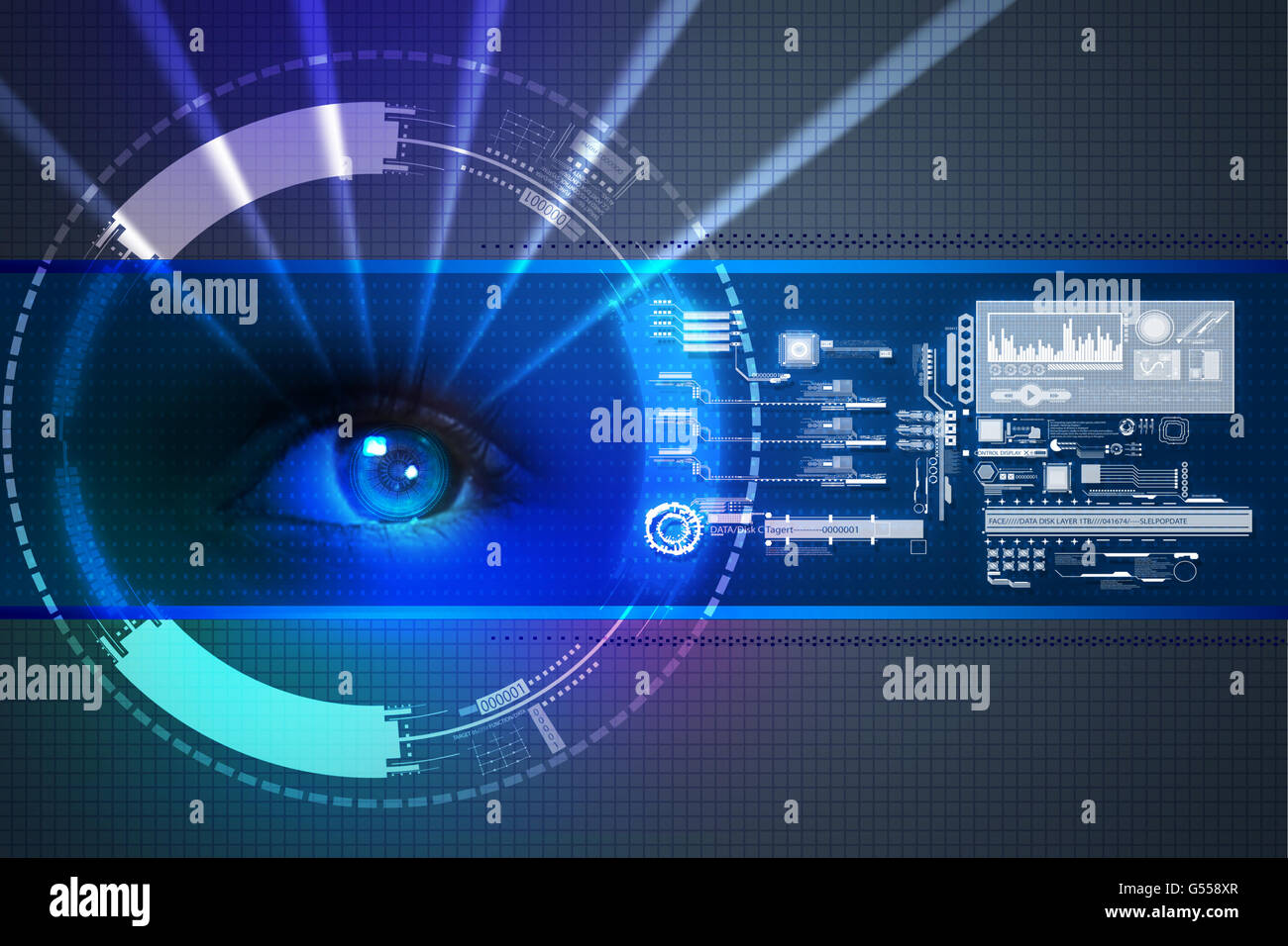 Eye shape conceptual hi-res stock photography and images - Alamy