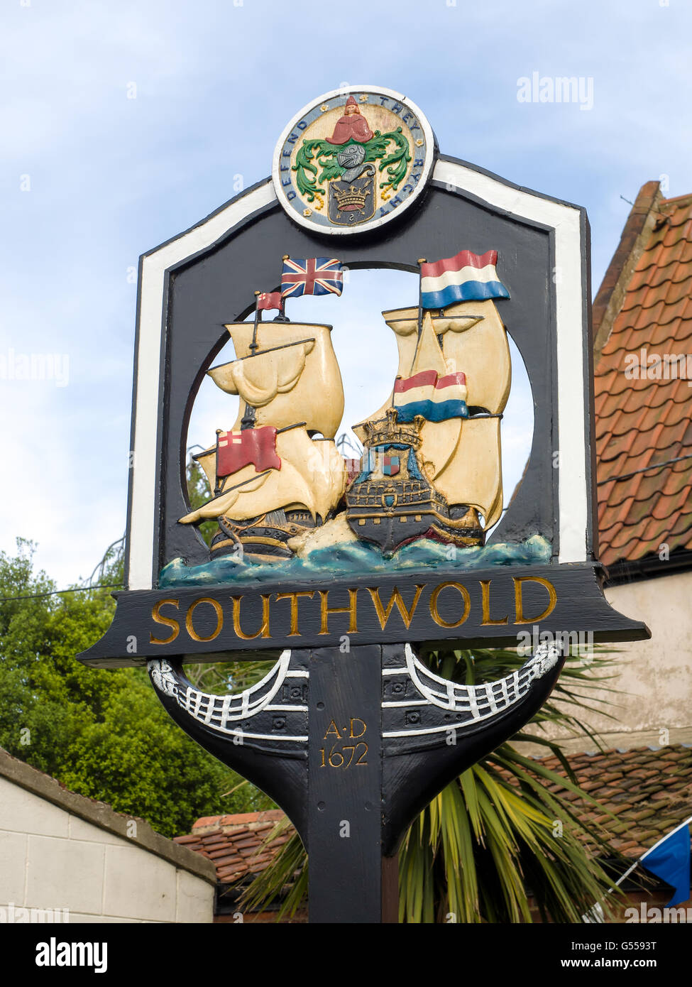 Southwold town sign hi-res stock photography and images - Alamy