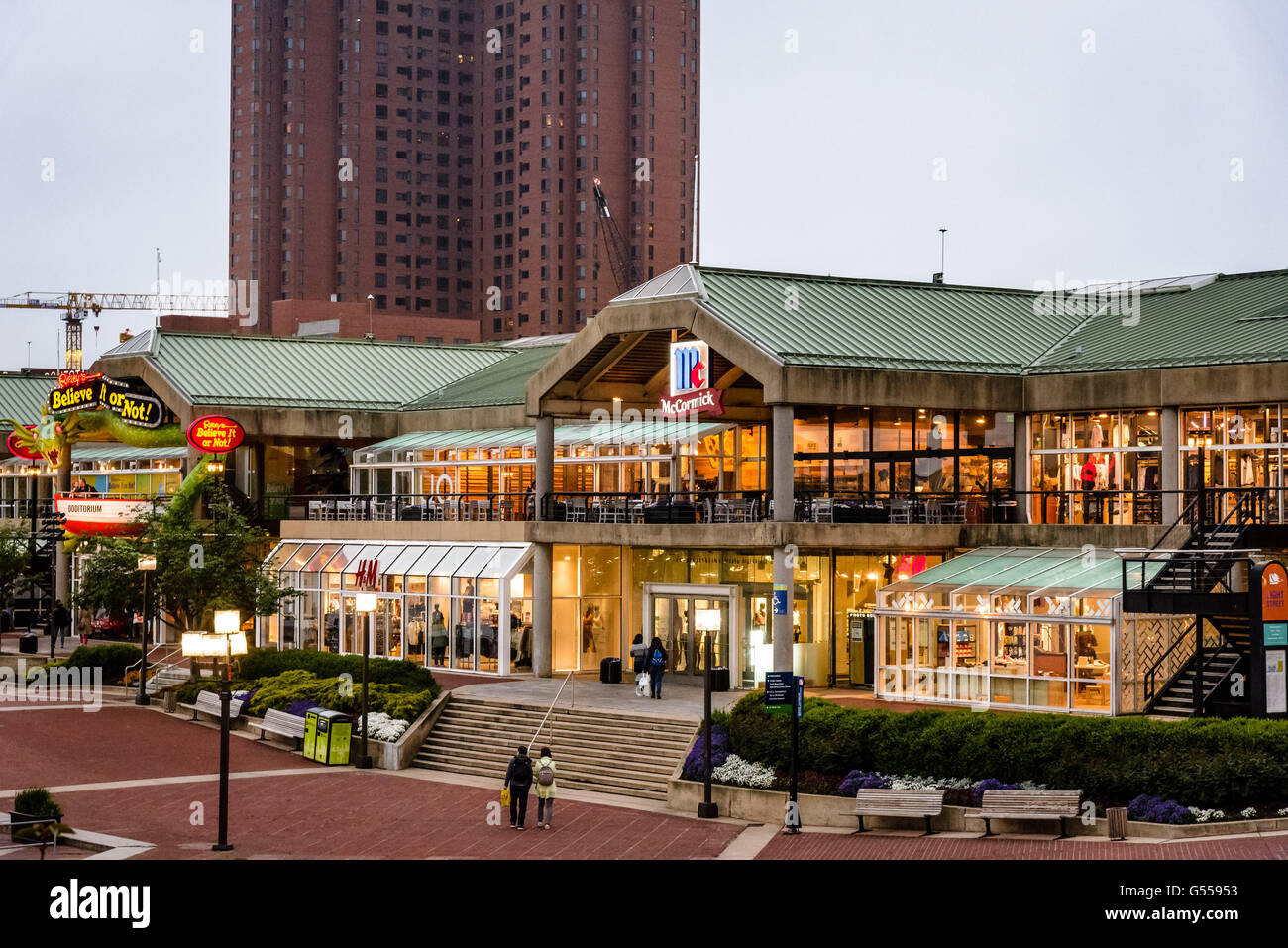 Inner Harbor, Baltimore, MD Stock Photo - Alamy