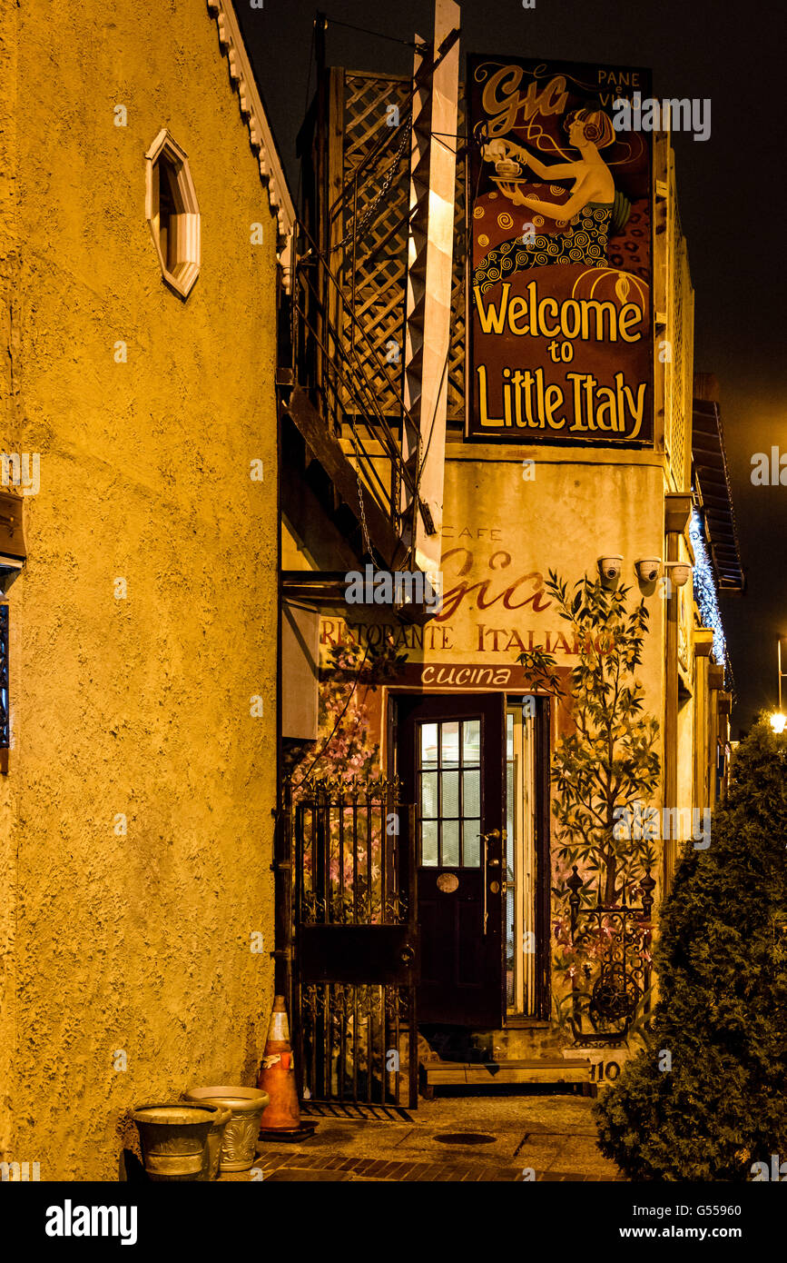 Cafe Gia Italian restaurant, 410 South High Street, Little Italy ...