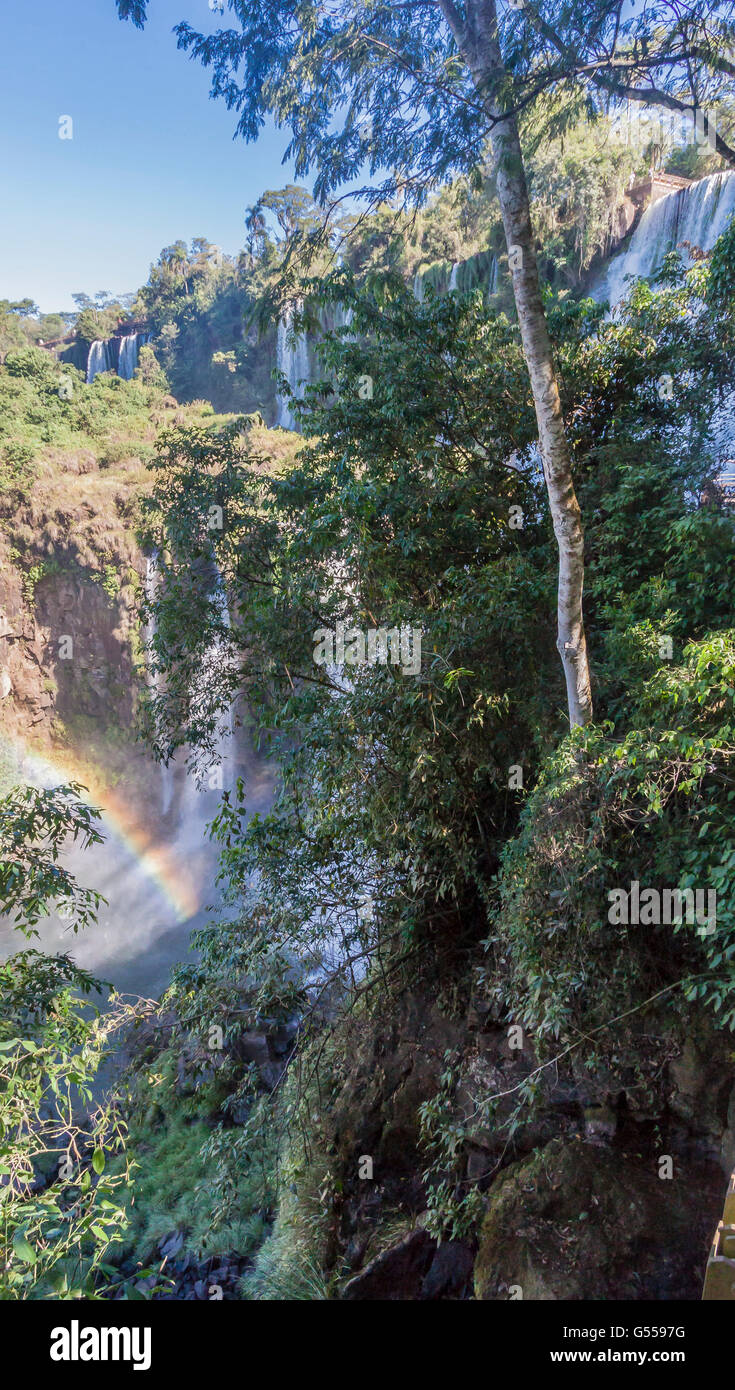Foz do Iguazu Waterfalls Argentina Brazil Stock Photo - Alamy