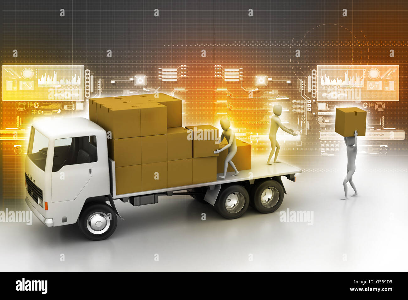 Overnight freight hi-res stock photography and images - Alamy