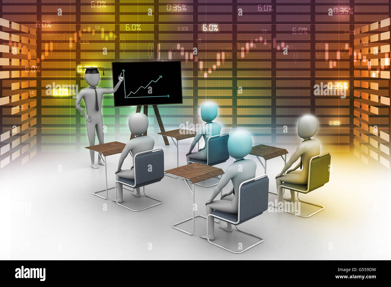 3d people studying Stock Photo - Alamy