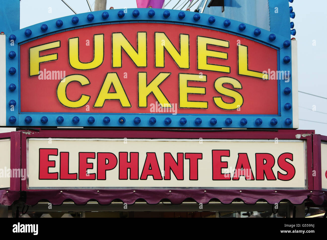 Funnel Cake Sign