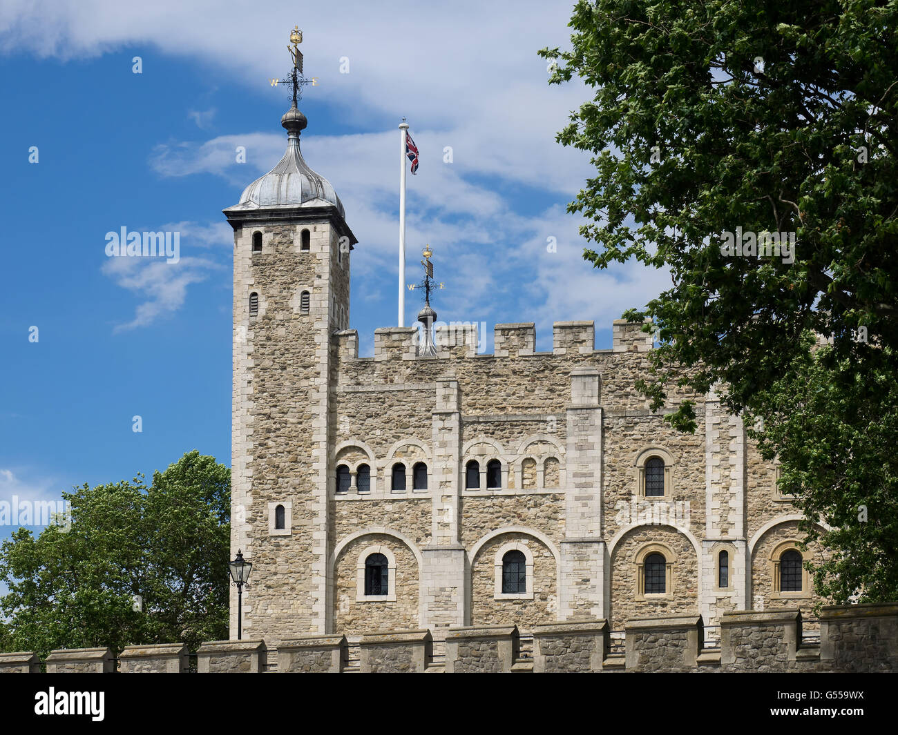 View of the Tower of London Stock Photo - Alamy