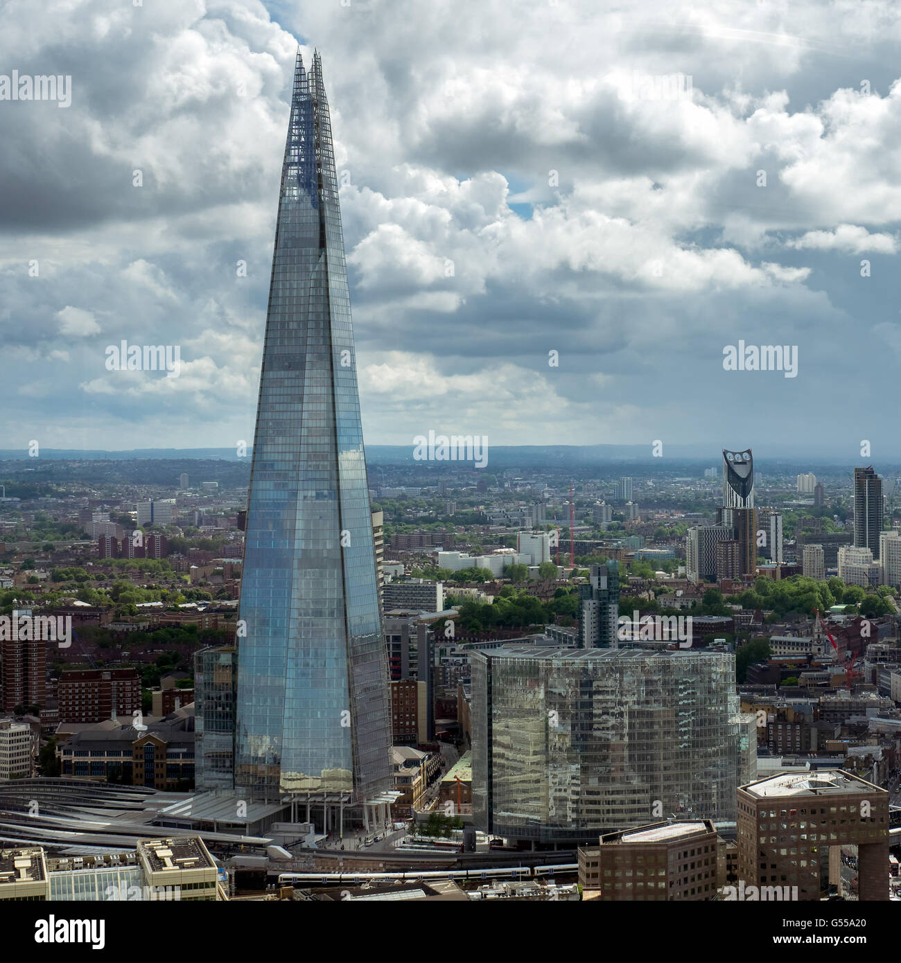 View of the Shard Building in London Stock Photo - Alamy