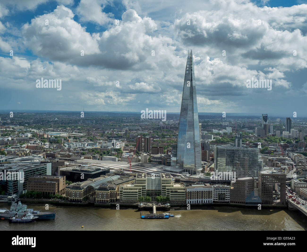 View of the Shard Building in London Stock Photo - Alamy