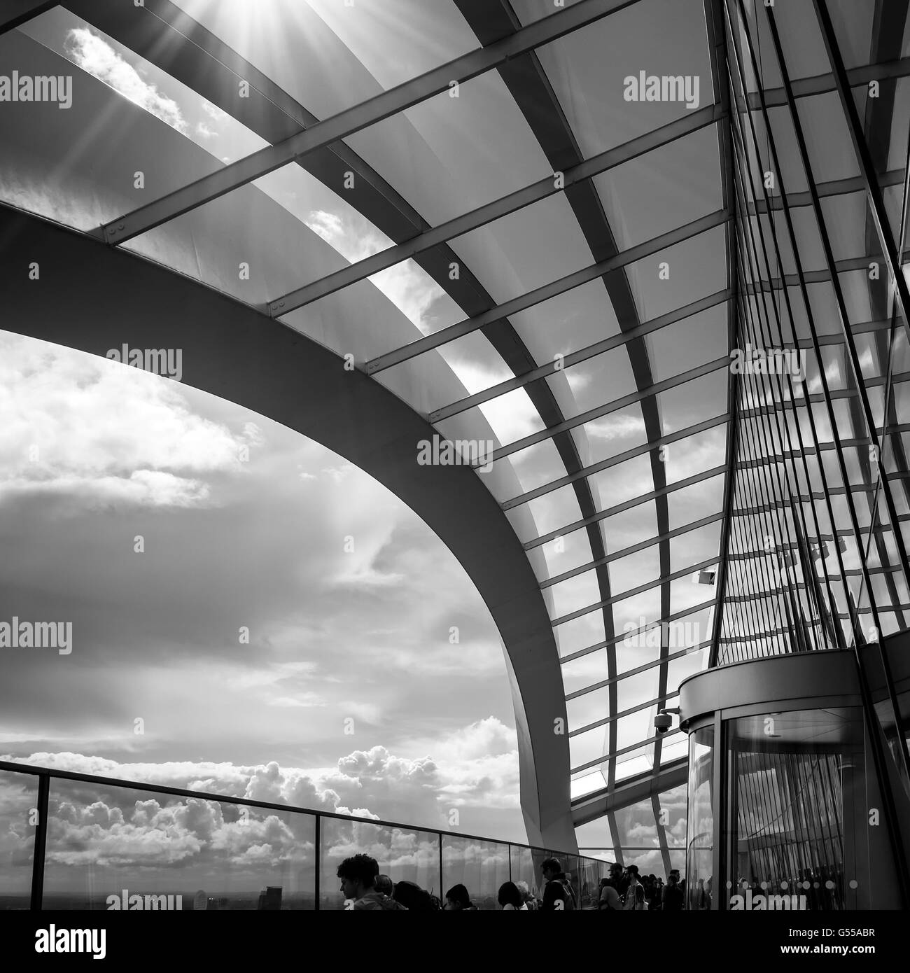View of the Sky Garden in London Stock Photo - Alamy
