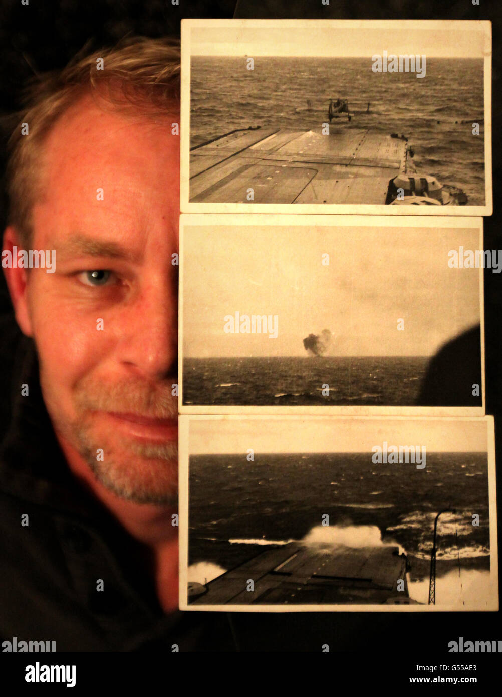 Photos 'of Bismarck sinking' emerge Stock Photo - Alamy