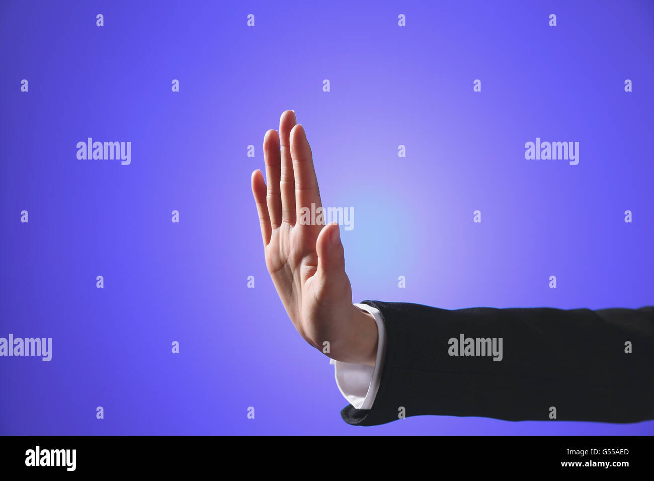 Female hand gesture hi-res stock photography and images - Alamy