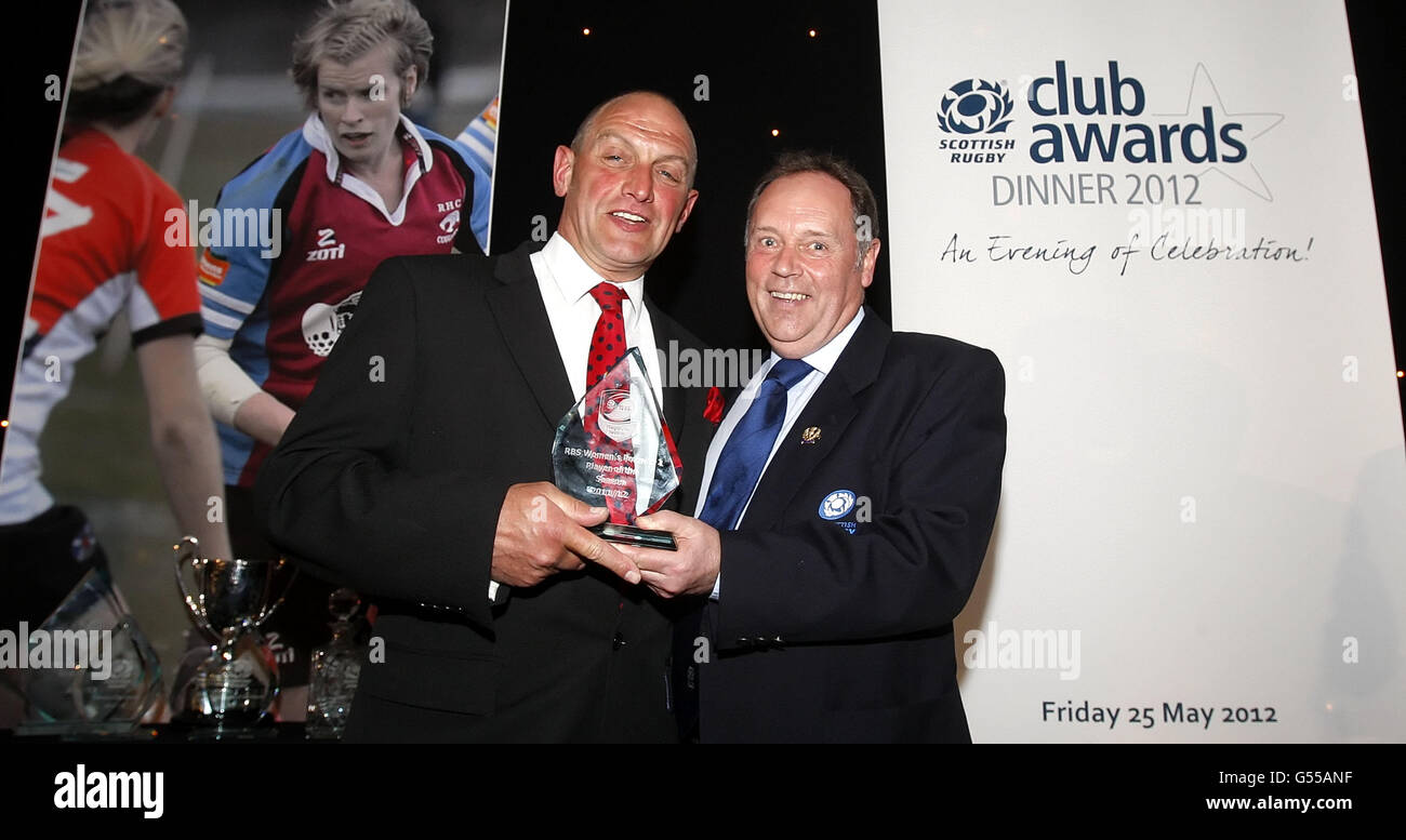 SRU co-opted member Archie Ferguson presents Women Premier 1 player ...