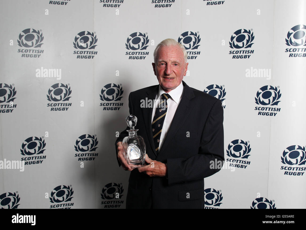 George Watson during the Scottish Rugby Union Club Awards Dinner at ...