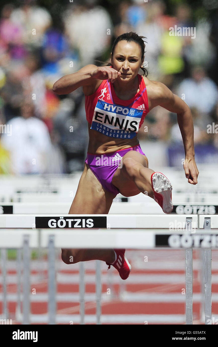 Athletics - 2012 Hypo-Meeting - Day One - Mosle Stadium. Jessica Ennis ...