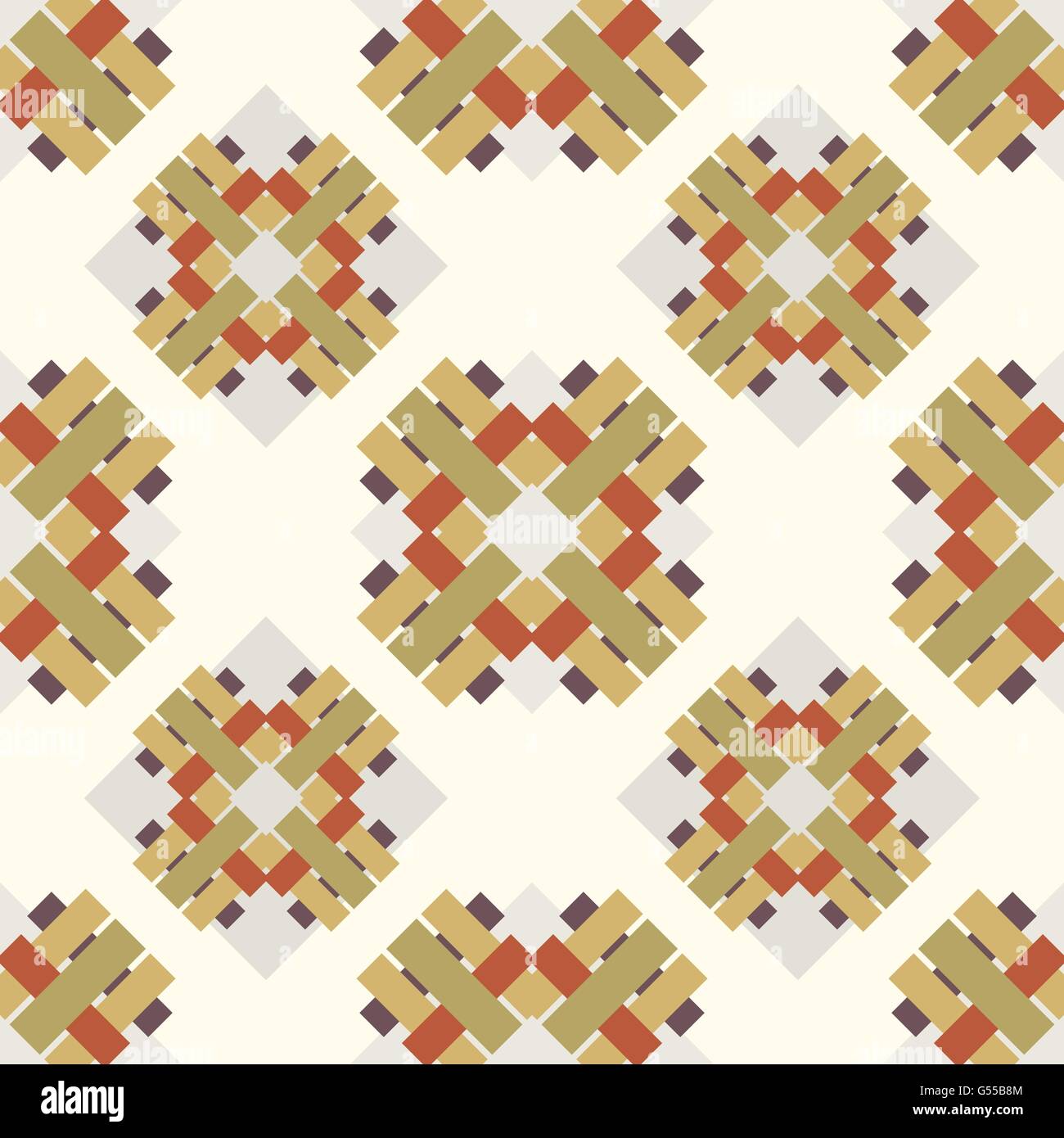 Seamless pattern. Vector illustration. Creative decoration elements and ...
