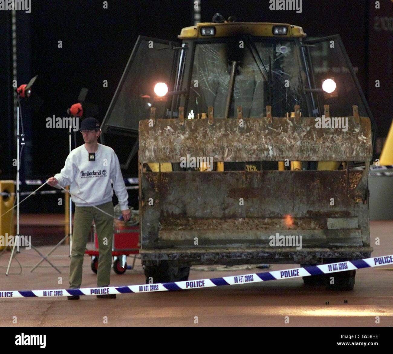 Dome excavator diamond robbery Stock Photo - Alamy