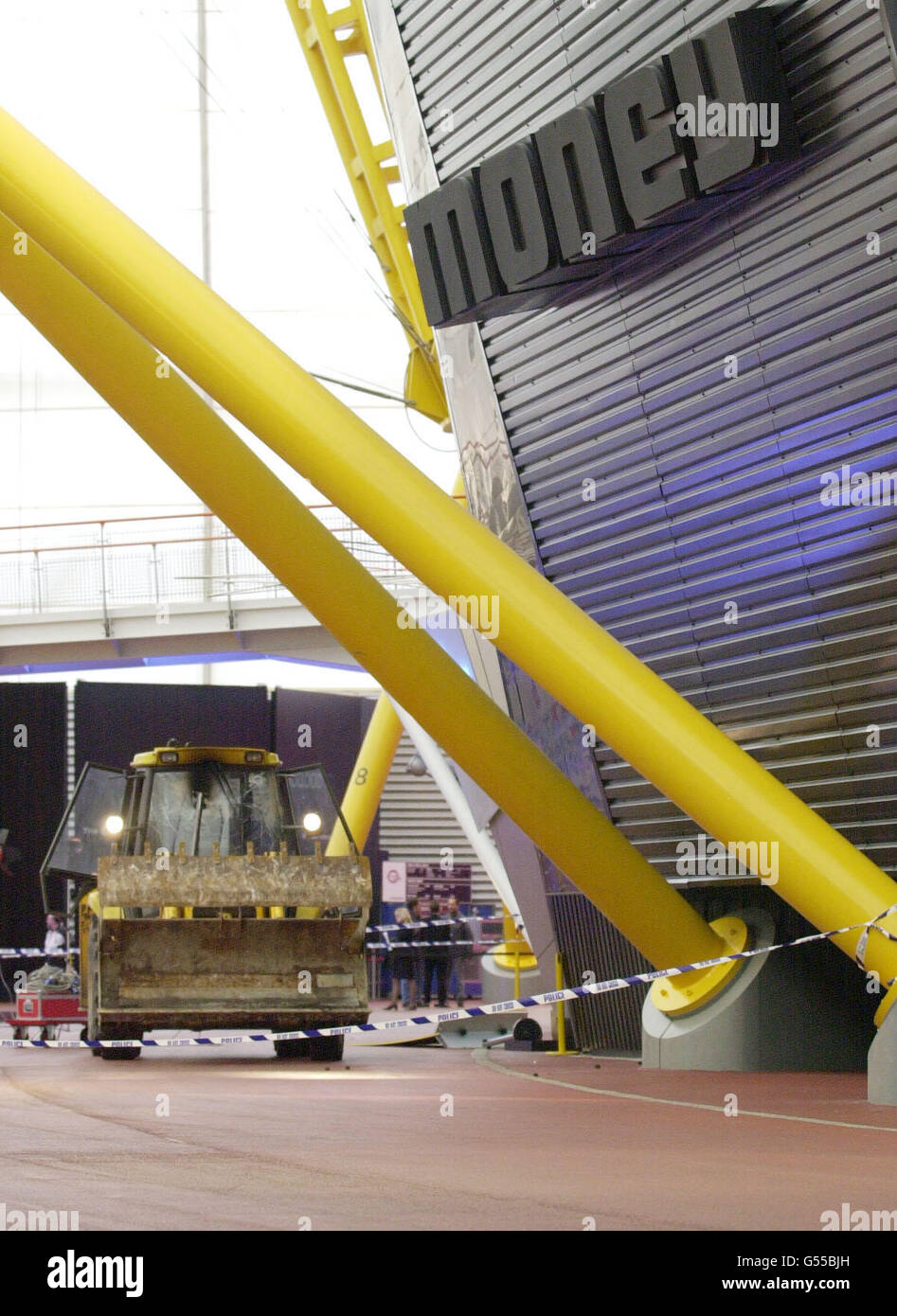 Dome excavator diamond robbery Stock Photo - Alamy