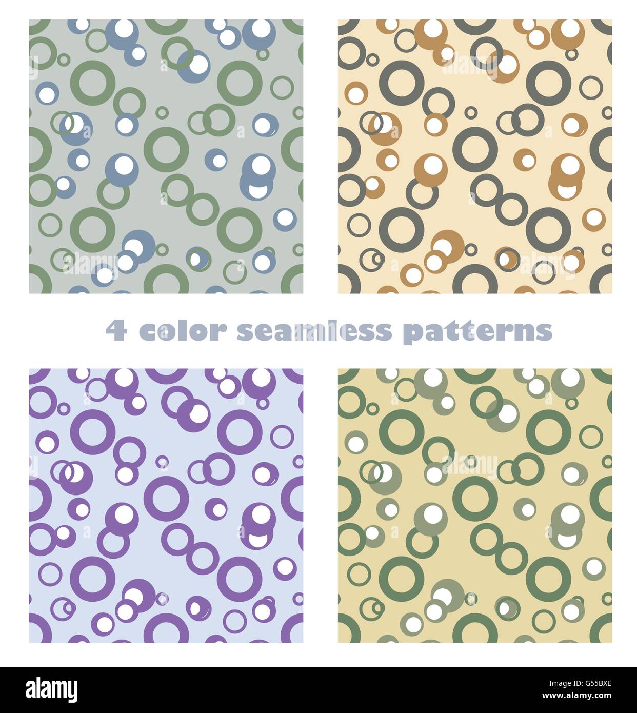 Color circles seamless patterns abstract background vector design Stock Vector Image & Art - Alamy