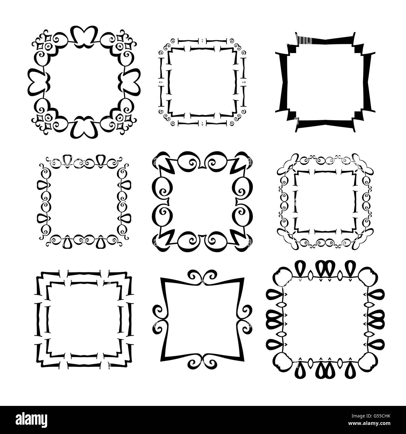 Frameset background Stock Vector Images - Alamy