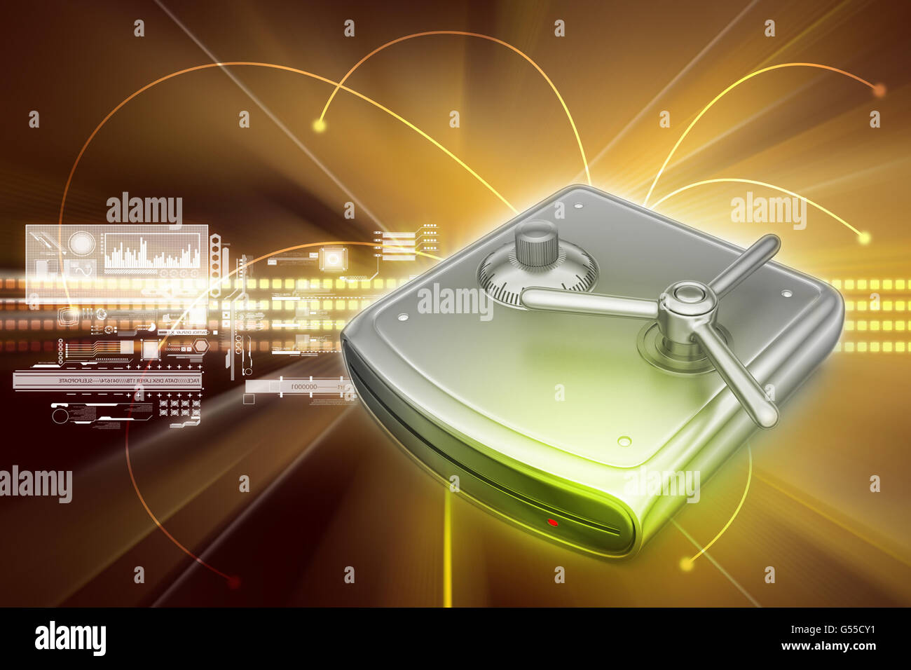 Secure Hard drive Stock Photo - Alamy