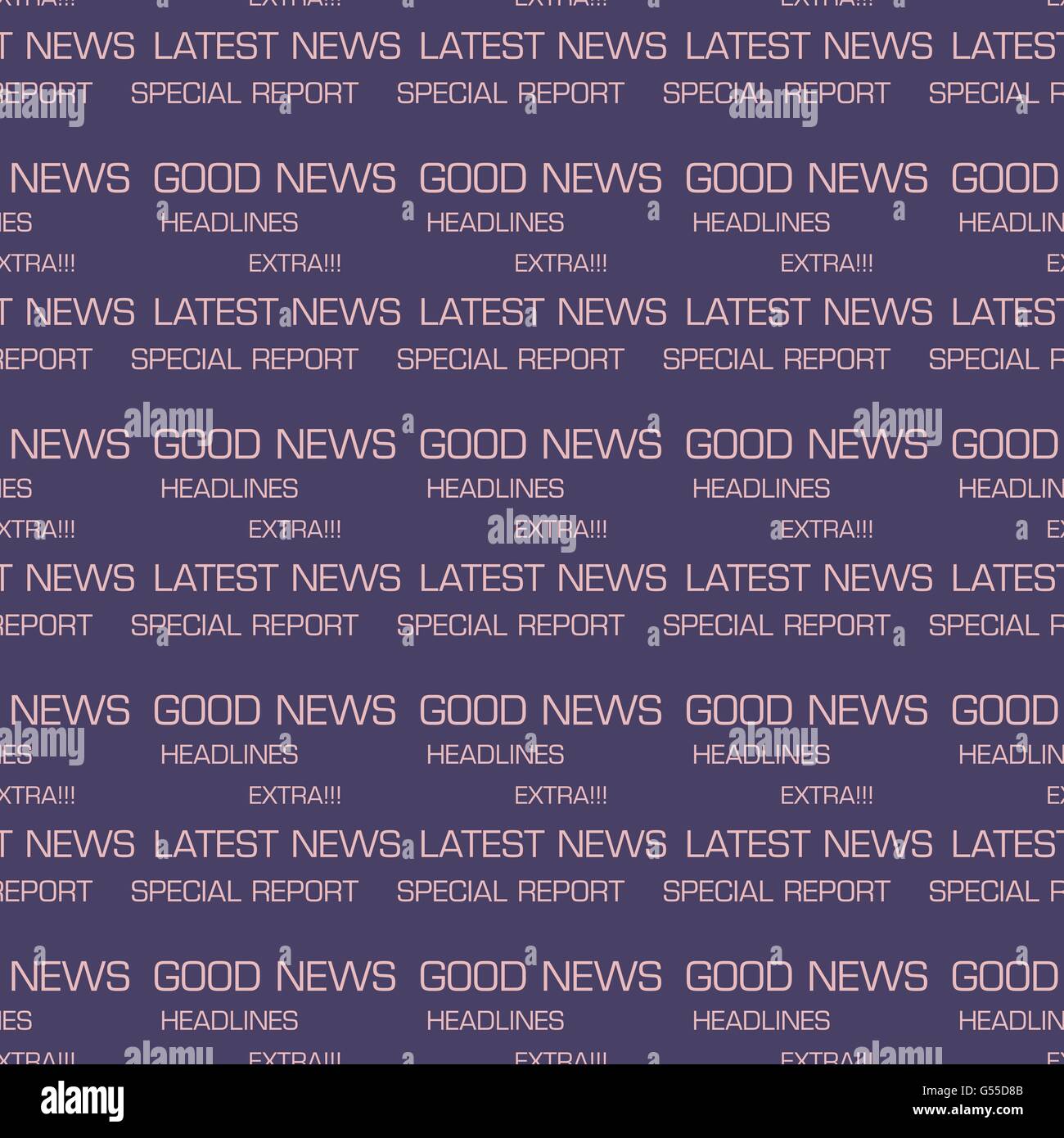 headline news words seamless patterns vector design background Stock ...