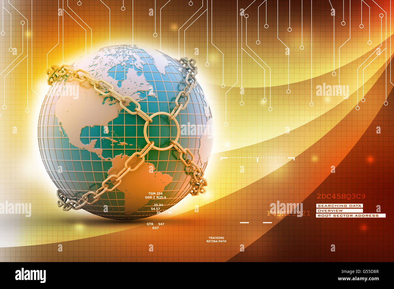 Padlock earth hi-res stock photography and images - Alamy