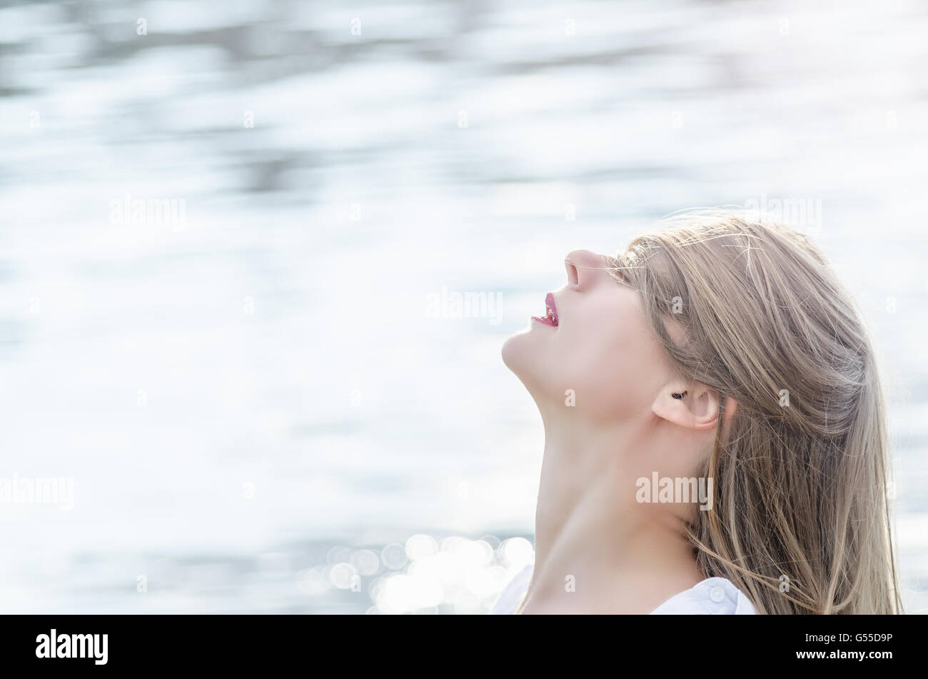 Girl calm hi-res stock photography and images - Alamy