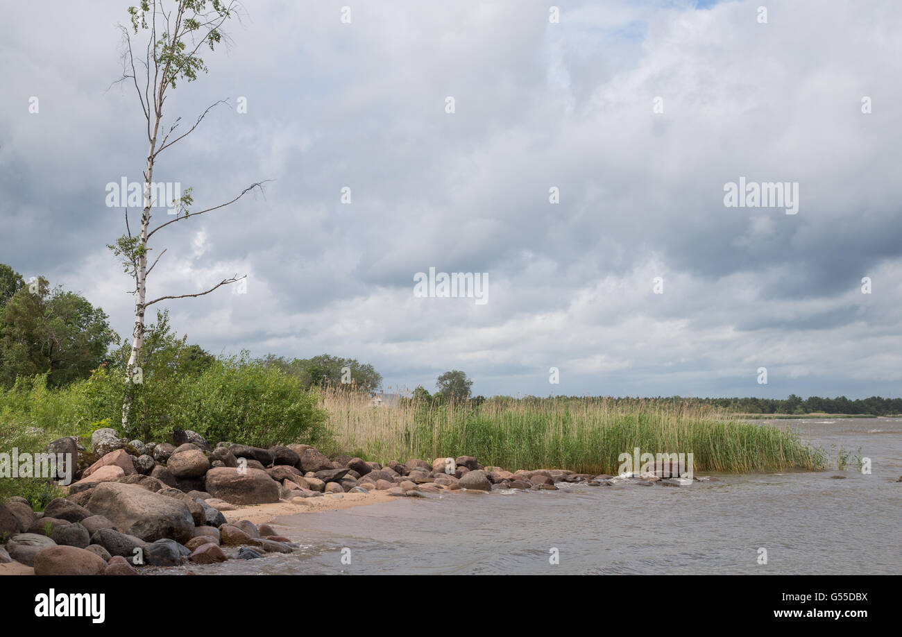 lake Peipus at sunrise, Eastern Estonia Stock Photo - Alamy