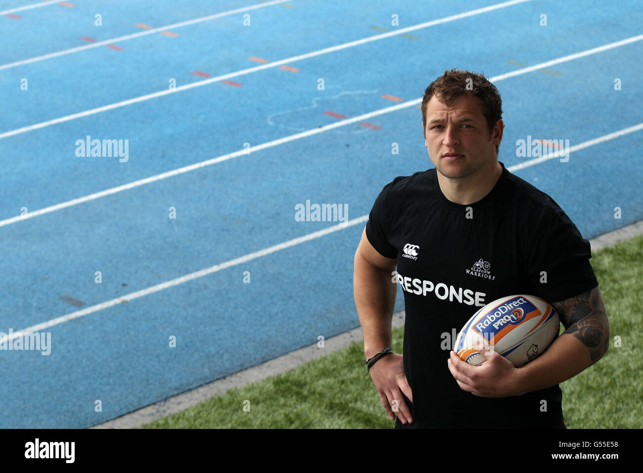 Rugby Union - Glasgow Warriors Photocall - Scotstoun Stadium Stock ...