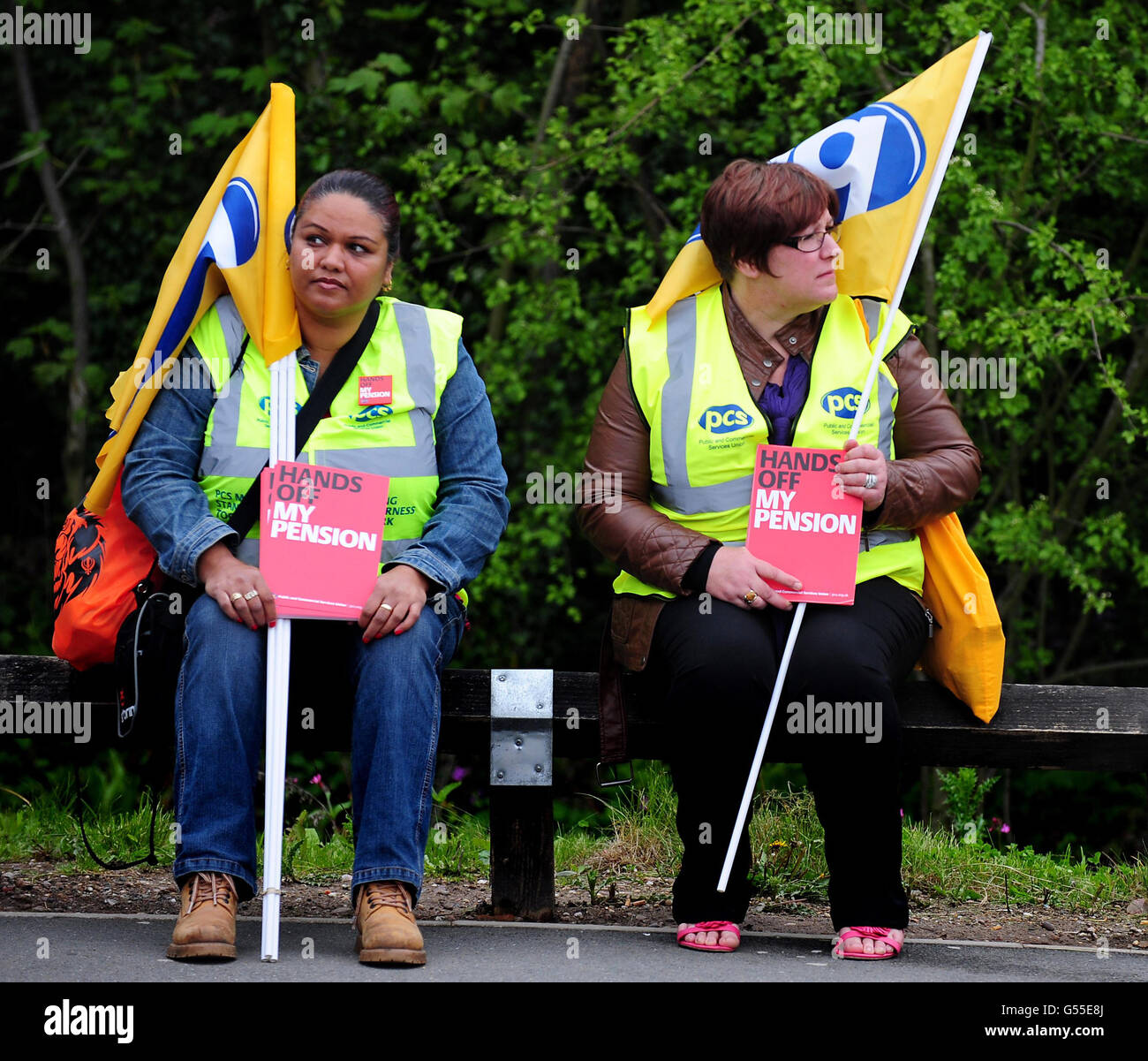 Public sector workers strike Stock Photo - Alamy