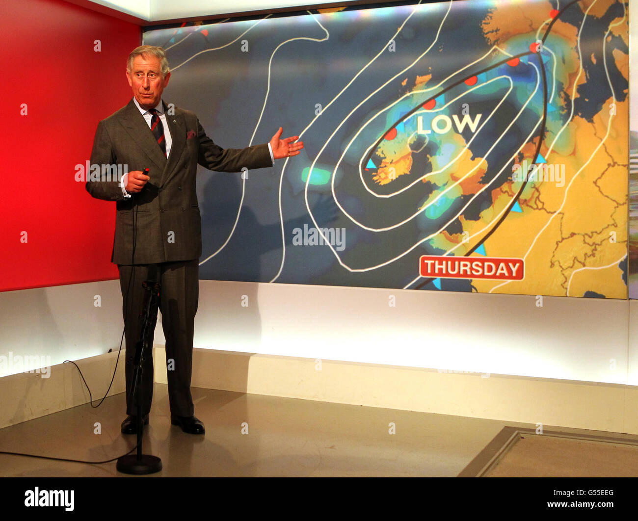 Bbc weather studio hi-res stock photography and images - Alamy