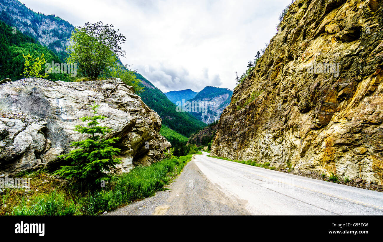 Highway 99, the Duffy Lake Road, as winds its way through the Coastal ...