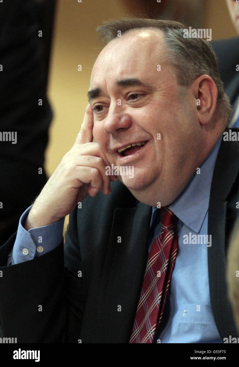 Scottish First Minister Alex Salmond during Question Time at the ...