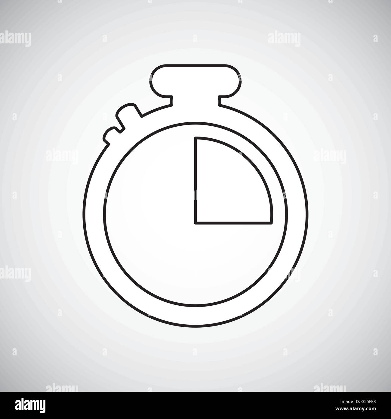time design. Chronometer icon. flat illustration, vector graphic Stock ...