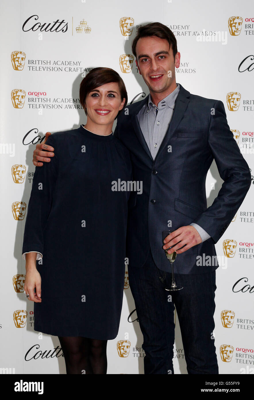 Vicky McClure and Joseph Gilgun (right) arriving at the BAFTA Nominees ...