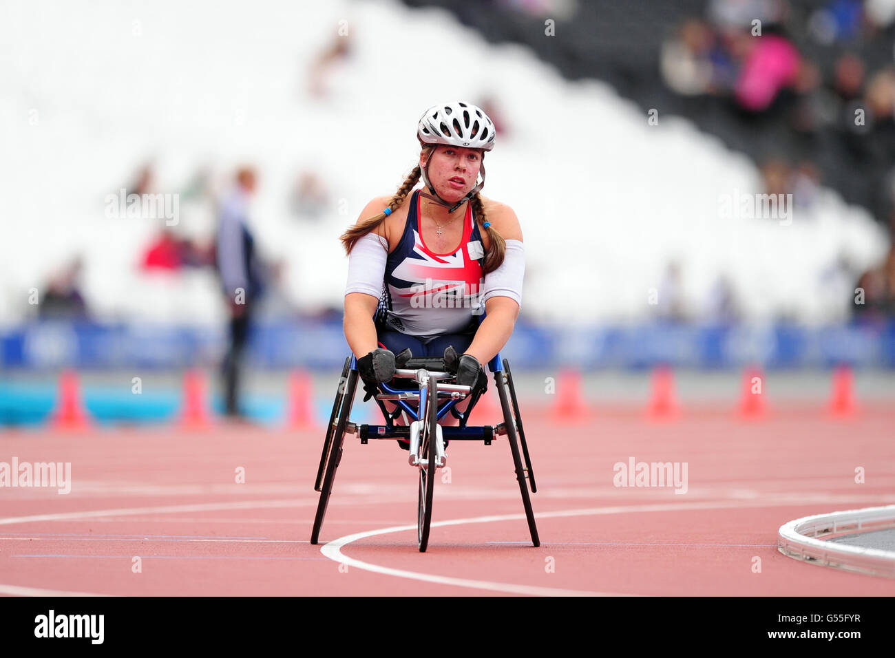 Paralympics - London Disability Grand Prix - Olympic Stadium. Hannah ...