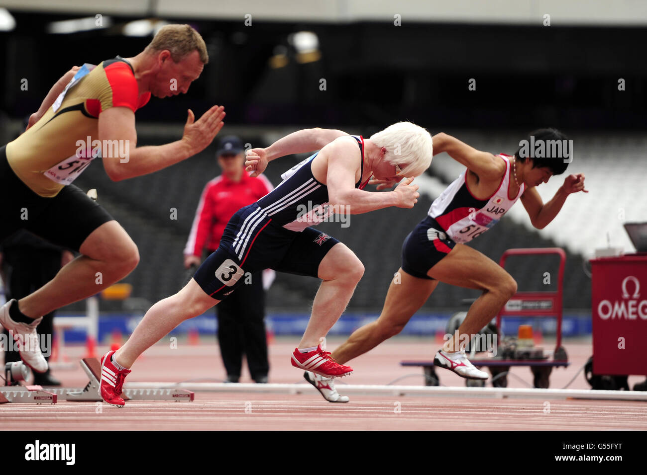 Paralympics london disability grand prix olympic stadium hi-res stock ...