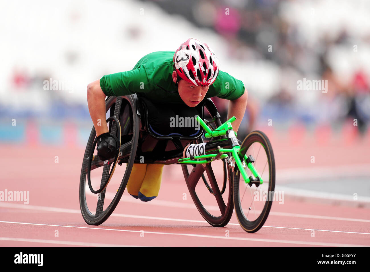 Paralympics - London Disability Grand Prix - Olympic Stadium Stock ...
