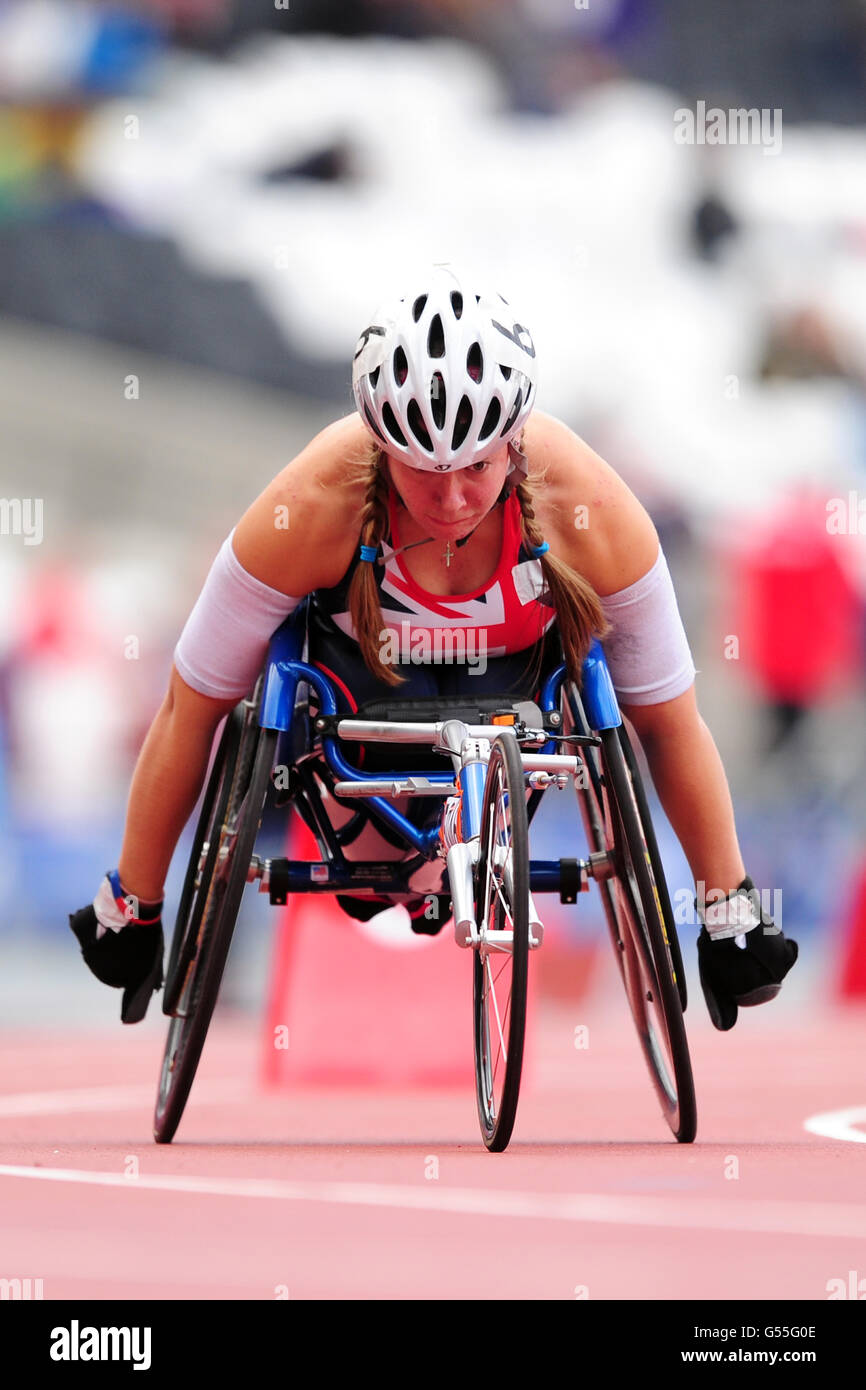 Paralympics - London Disability Grand Prix - Olympic Stadium. Hannah ...