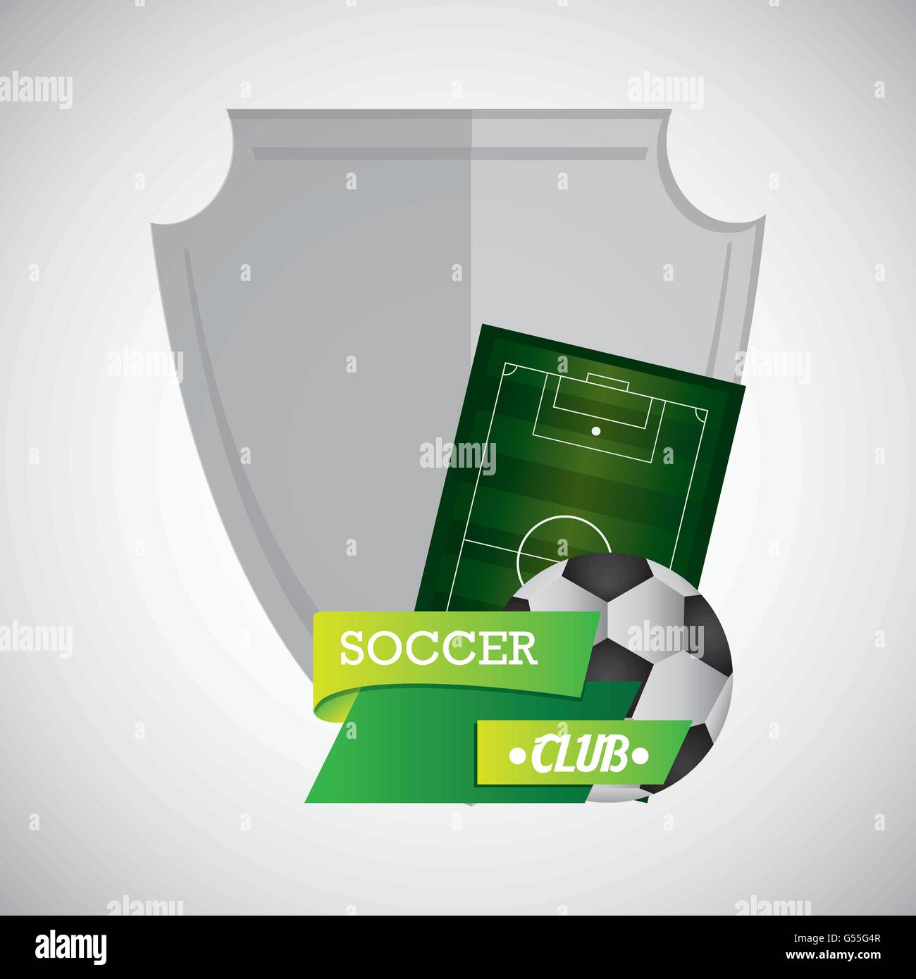 Soccer design. Football icon. Colorfull illustration, vector gra Stock ...